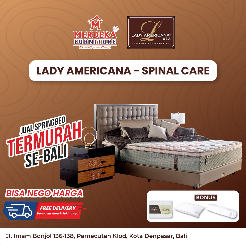 Jual Kasur Lady Americana ~ Spinal Care | Spring Bed 160x200|Free ...