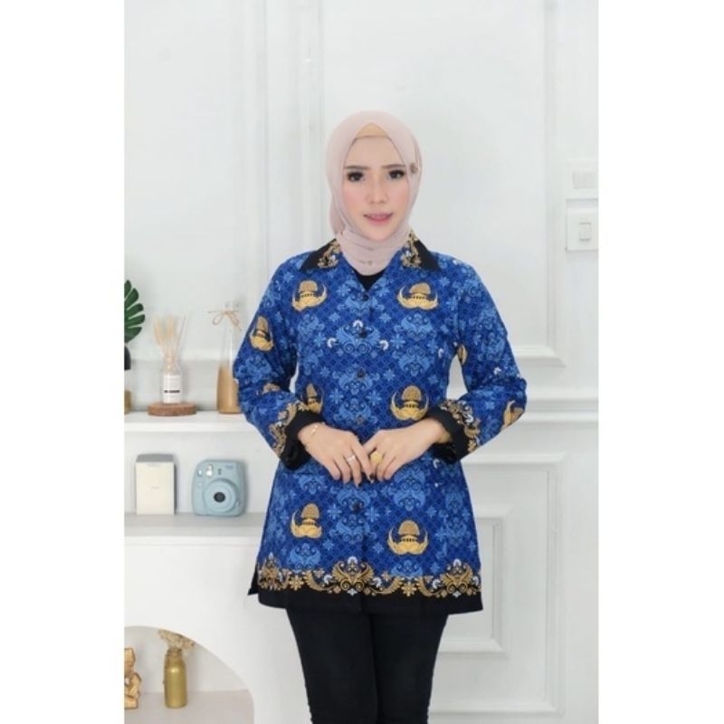 Jual KEMEJA SERAGAM BAJU KORPRI PRIA WANITA TERBARU 2025 BAHAN KATUN SRITEX C40S LAPIS FURING ...