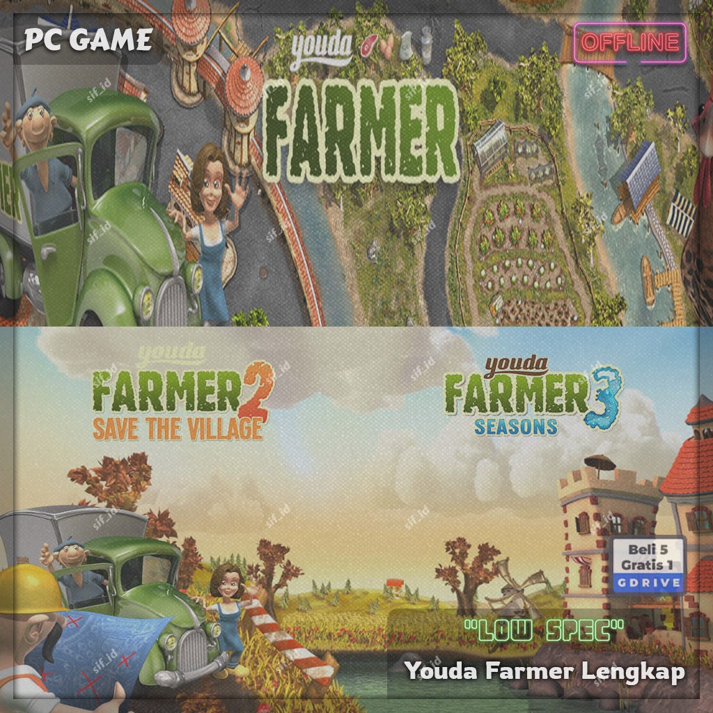 Jual Youda Farmer - Koleksi Lengkap Youda Farmer 1 - 2 dan 3 - PC Game ...