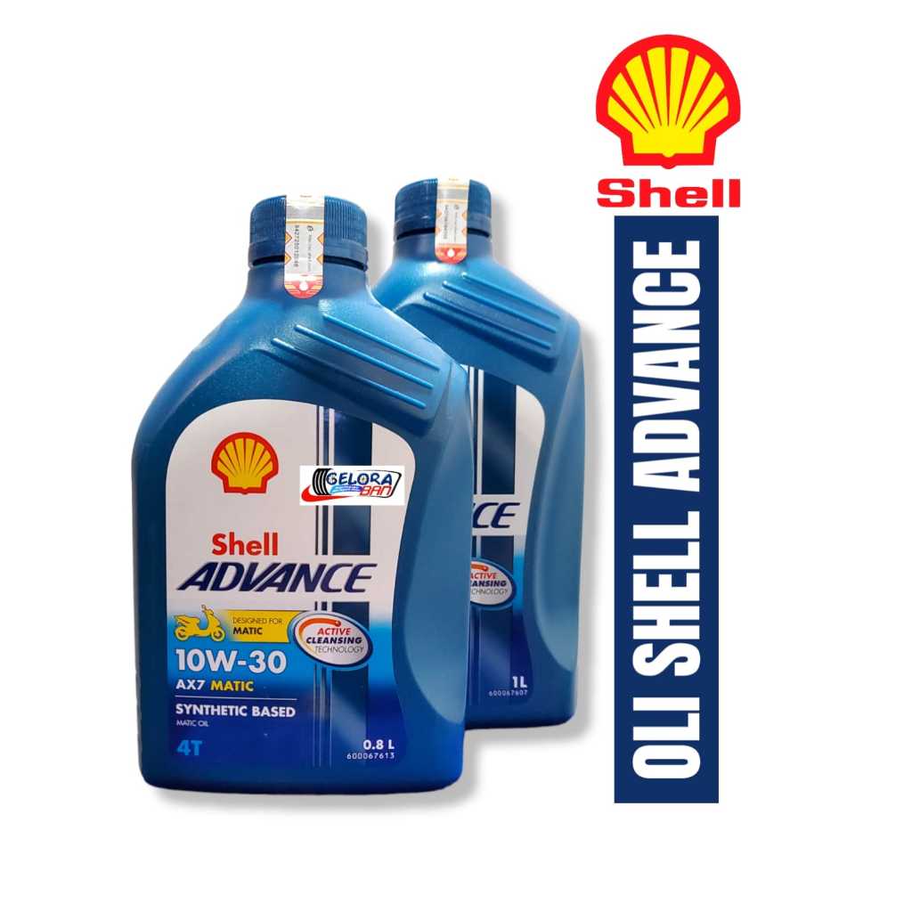 Jual oli shell advance original 0.8 liter dan 1 liter oli shell oli ...