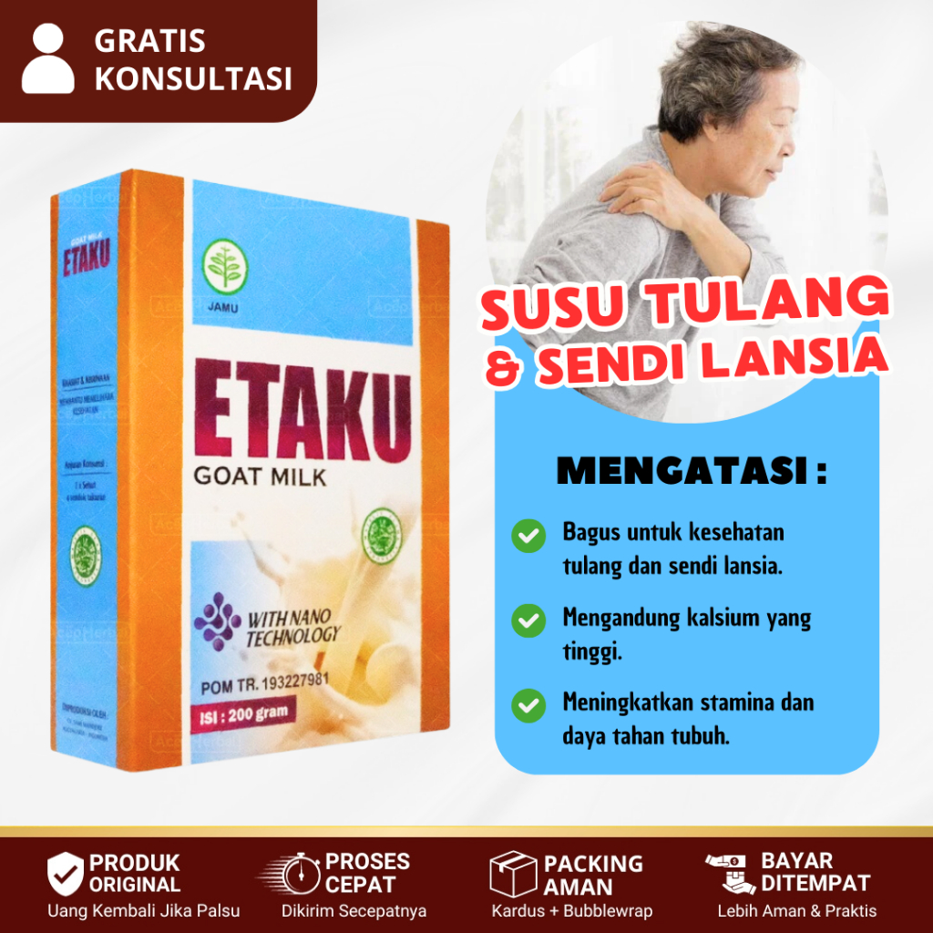 Jual Susu Tulang Dan Sendi Lansia, Susu Kalsium Tulang Orang Tua ...