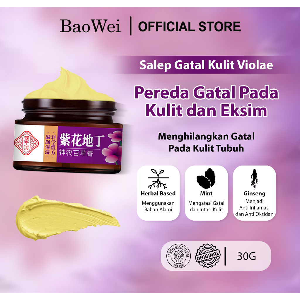 Jual Salep gatal paling ampuh 30g Meredakan kulit gatal akibat ...
