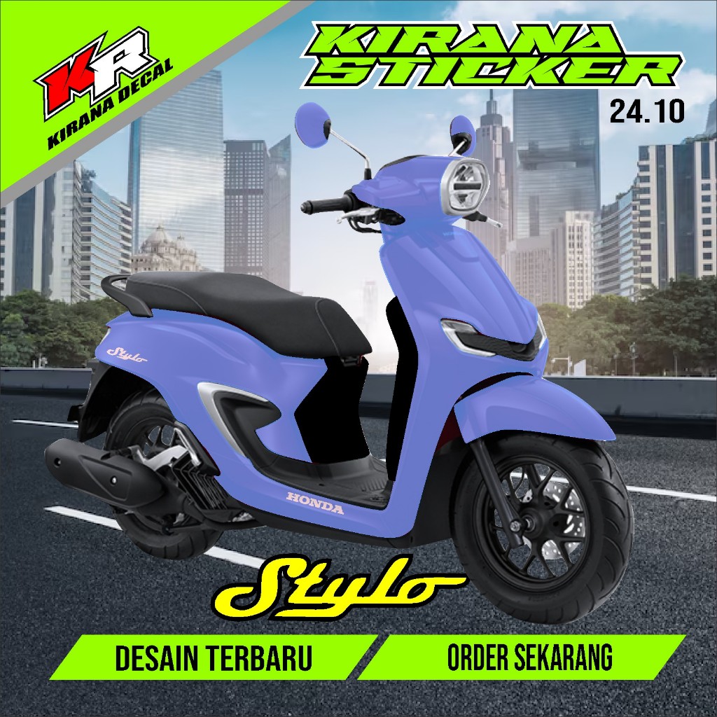 Jual (COD) Terbaru Decal Honda Stylo 160 Full Body, Custom Decal Custom ...