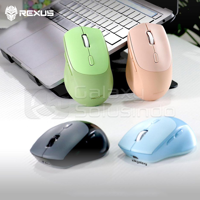 Jual Rexus QB300 Wireless Bluetooth Office Mouse | Shopee Indonesia