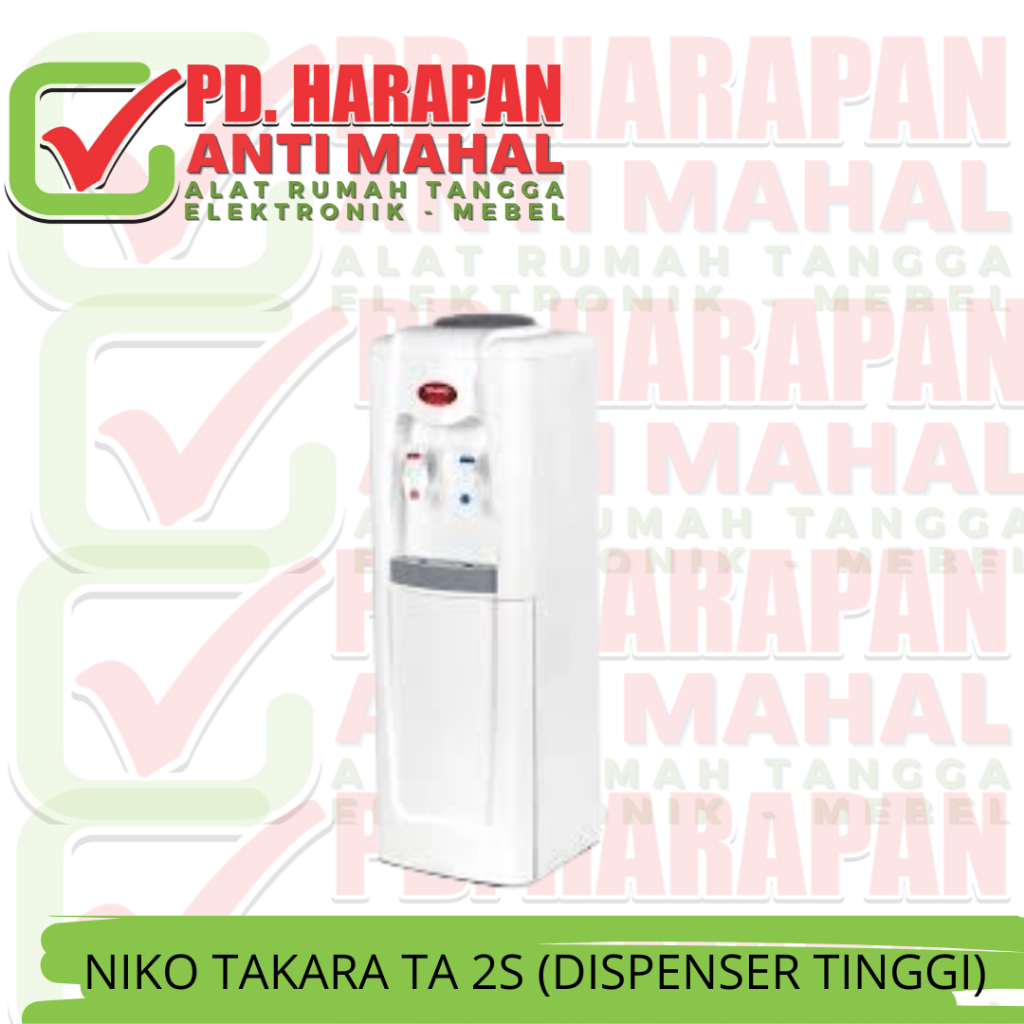 Jual NIKO TAKARA TA 2S (DISPENSER TINGGI)/DISPENSER GALON ATAS ...