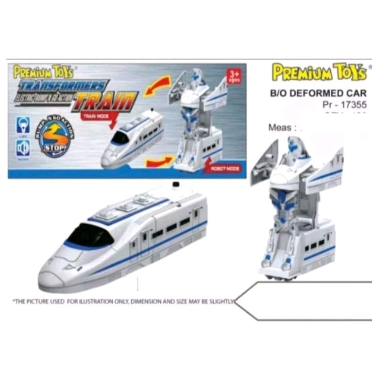 Jual Mainan Anak Kereta Api Bisa Berubah Menjadi Robot Transformer ...