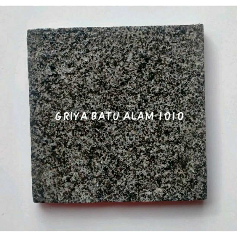 Jual BATU ALAM BASALTO BINTIK HITAM 20x20 Cm | Shopee Indonesia