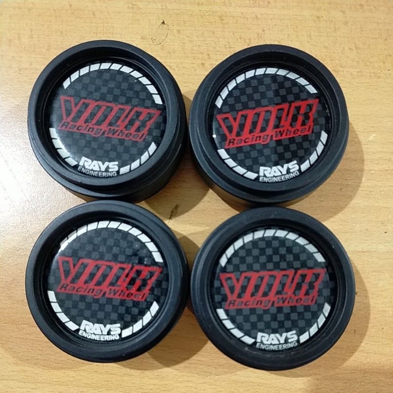 Jual Wheel dop IMPOR Wildop Center cap Tutup Velg Mobil VOLK RAYS BLACK ...