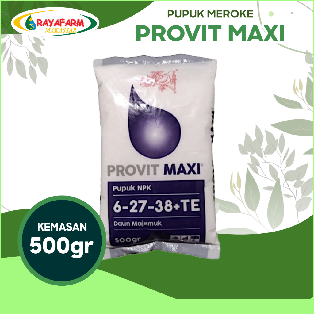Jual Pupuk Meroke / Pupuk NPK Provit Maxi Biru 500gr | Shopee Indonesia