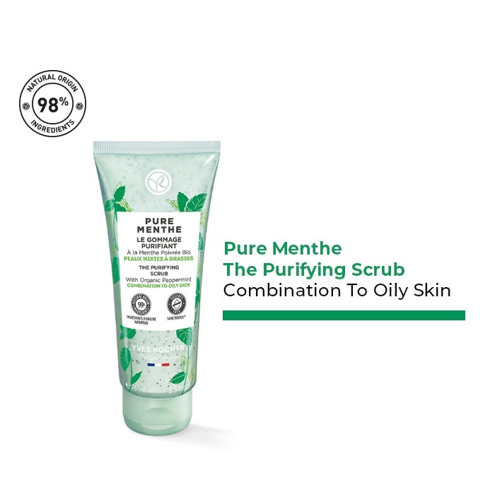 Jual Yves Rocher Pure Menthe - The Purifying Scrub 75 ml (exp des 2024 ...
