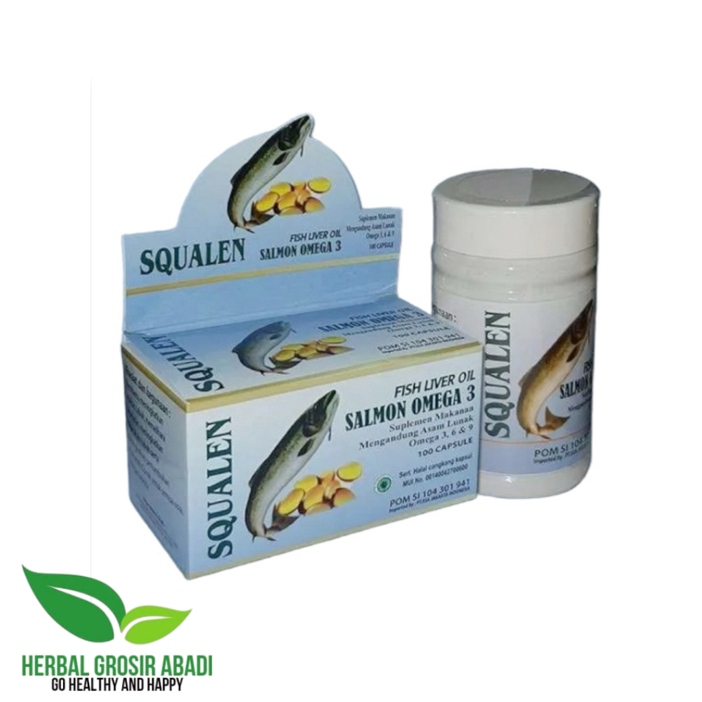 Jual Squalen Fish Liver Oil | Salmon Omega 3 Isi 100 Kapsul | Shopee ...