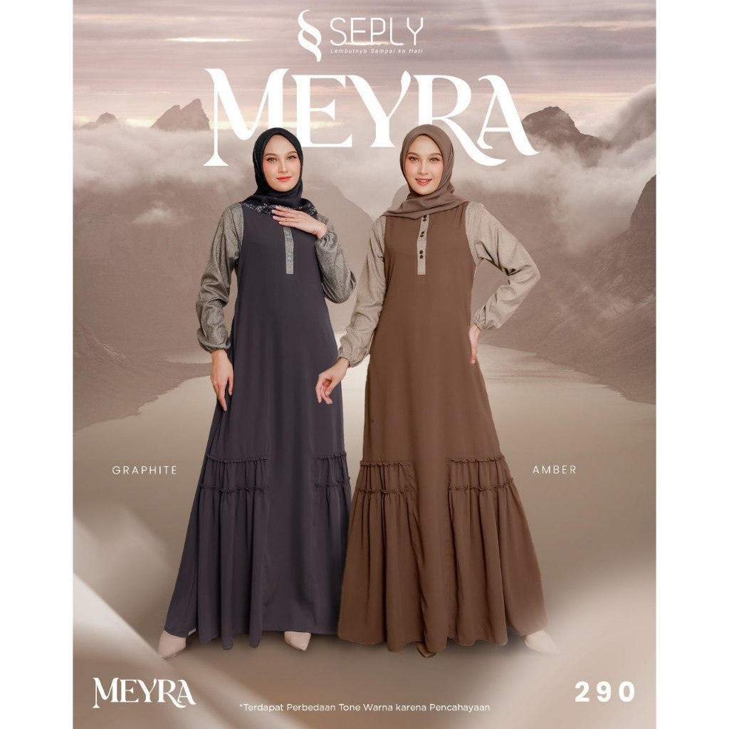 Jual DRESS SEPLY MEYRA 290 TERBARU KEKINIAN CASUAL DAILY GAMIS KULIAH ...