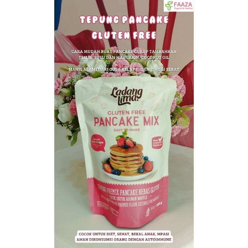 Jual Pancake Mix 220g Ladang Lima - Tepung Pancake Waffle Instant ...