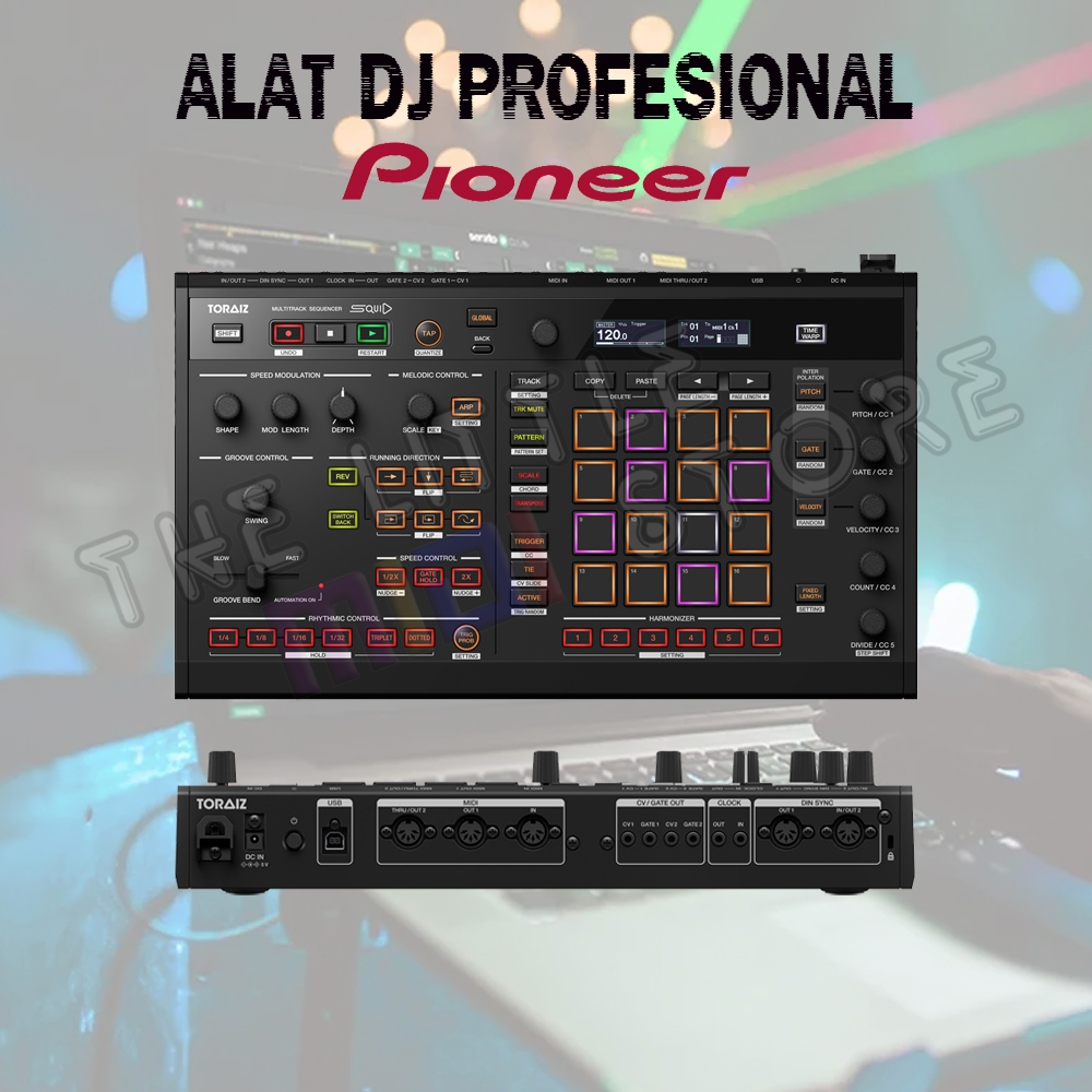 Jual Pioneer DJ Toraiz Squid | 16 track dynamic sequencer Pad ...