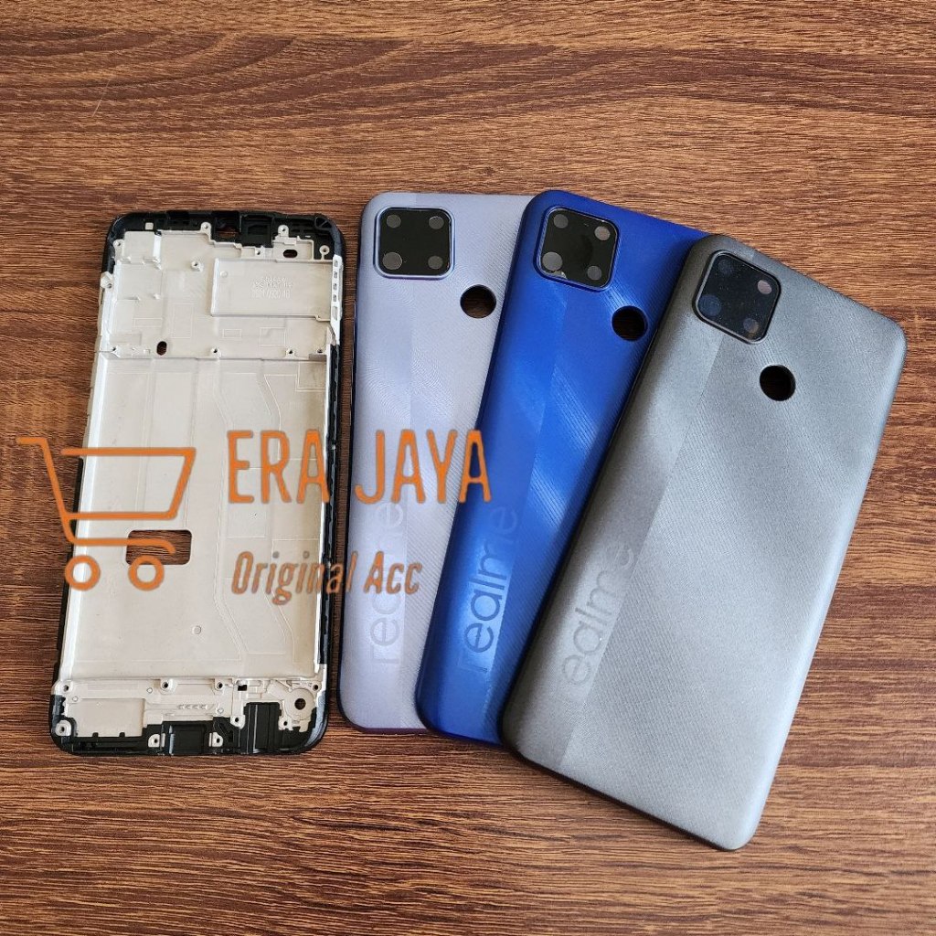 Jual Backdoor Tutup Belakang + Frame Lcd Realme C25 RMX3193, RMX3191 ...