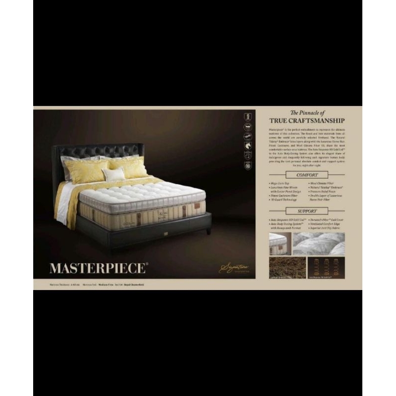 Jual KingKoil type Masterpiece hanya kasur atau set lengkap headboard ...