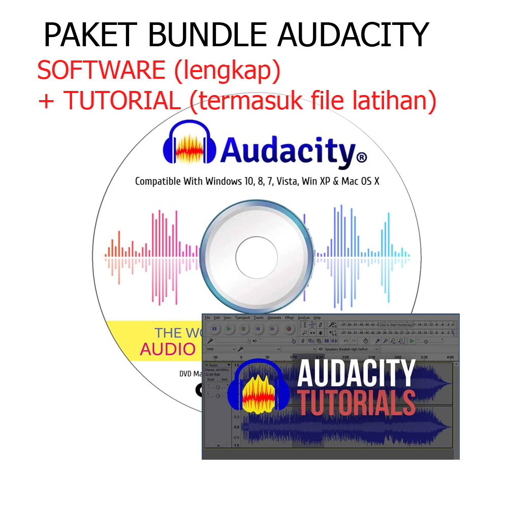 Jual Software audacity full + portable + tutorial audacity (termasuk file latihan) | Shopee ...
