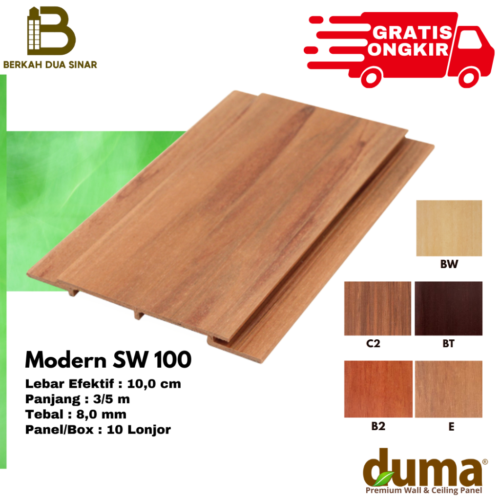 Jual DUMA PANEL WPC TIPE MODERN SW 100 | Shopee Indonesia