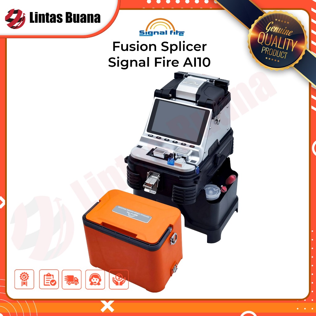 Jual Splicer Signal Fire Ai10 / alat penyambung FO splicing Signal Fire ...