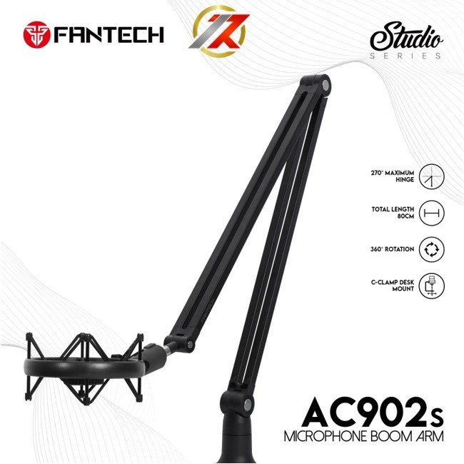 Jual FANTECH AC902S MICROPHONE BOOM ARM Stand Mic Meja Adjustable ...