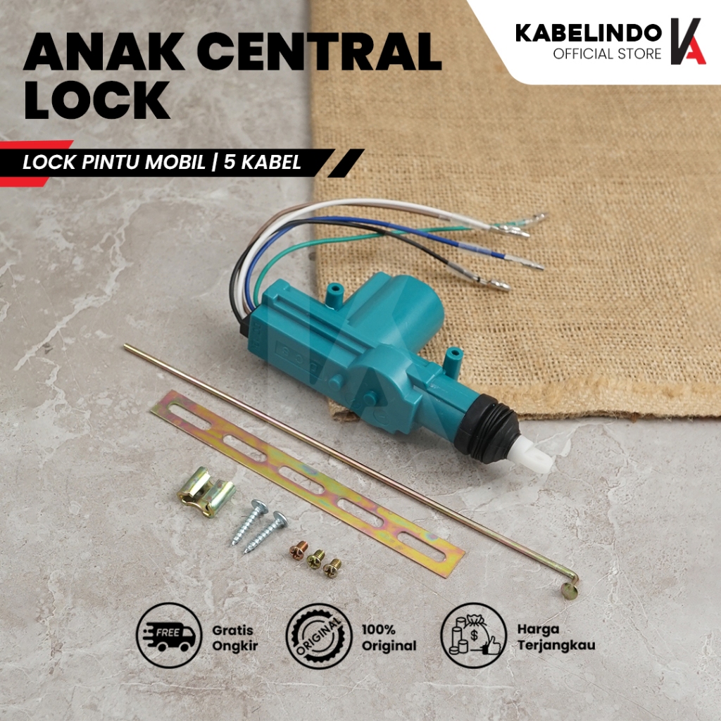 Jual Anak Central Lock 5 Kabel Central Lock Pintu Mobil Universal ...