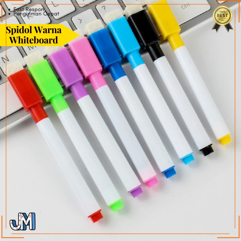 Jual Spidol Whiteboard Anak Warna Warni Wipe And Clean - Jakmart ...