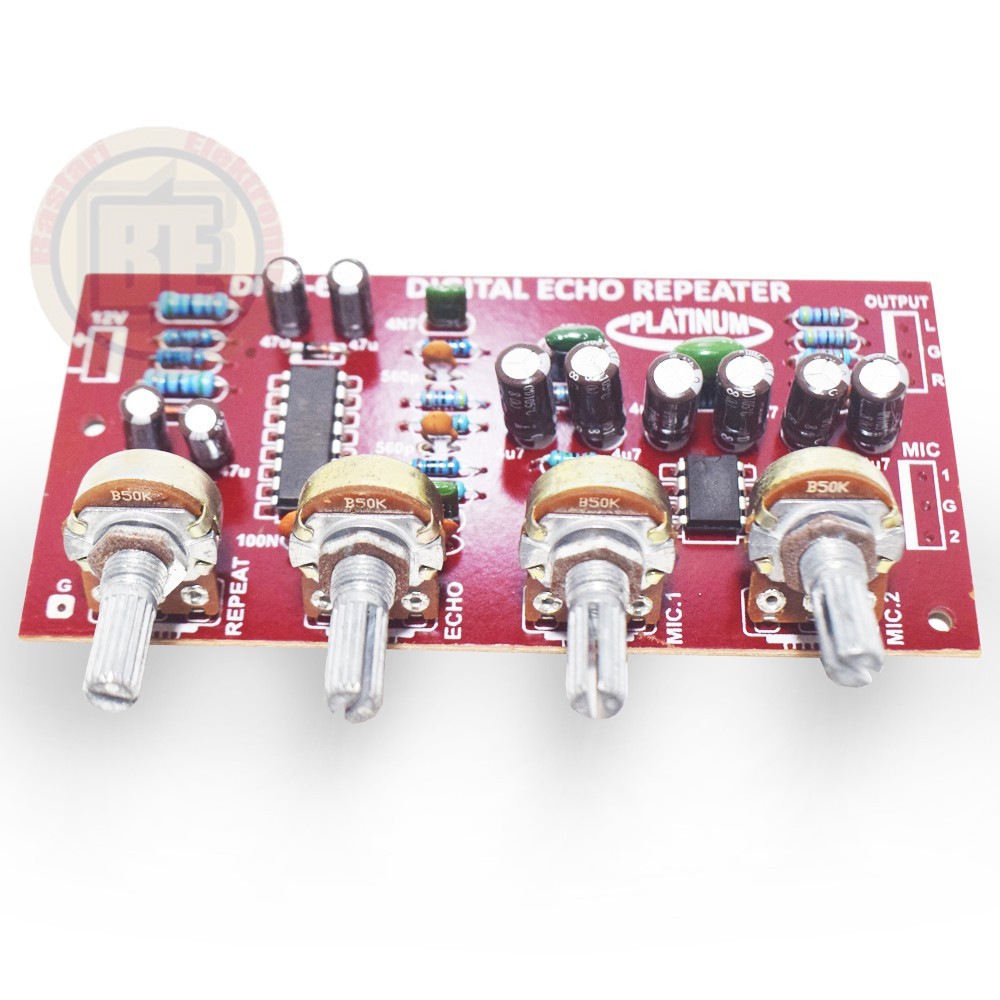 Jual Kit Tone Control Digital Echo Repeater 2 mic DMS-615 DMS 615 ...