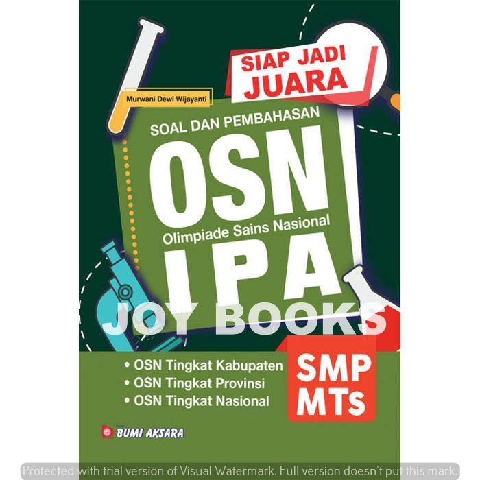 Jual BUKU OLIMPIADE SAINS NASIONAL (OSN) SOAL IPA SIAP JADI JUARA SMP BUMI AKSARA | Shopee Indonesia