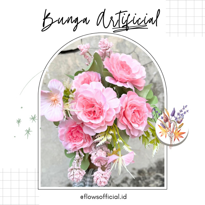 Jual BUNGA ARTIFICIAL CHRYSAN MIX / BUNGA BUKET | Shopee Indonesia