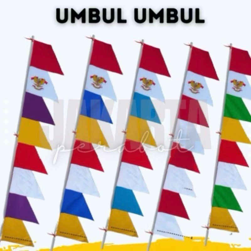 Jual BENDERA UMBUL-UMBUL WARNA WARNI (ISI 20 PCS) | Shopee Indonesia