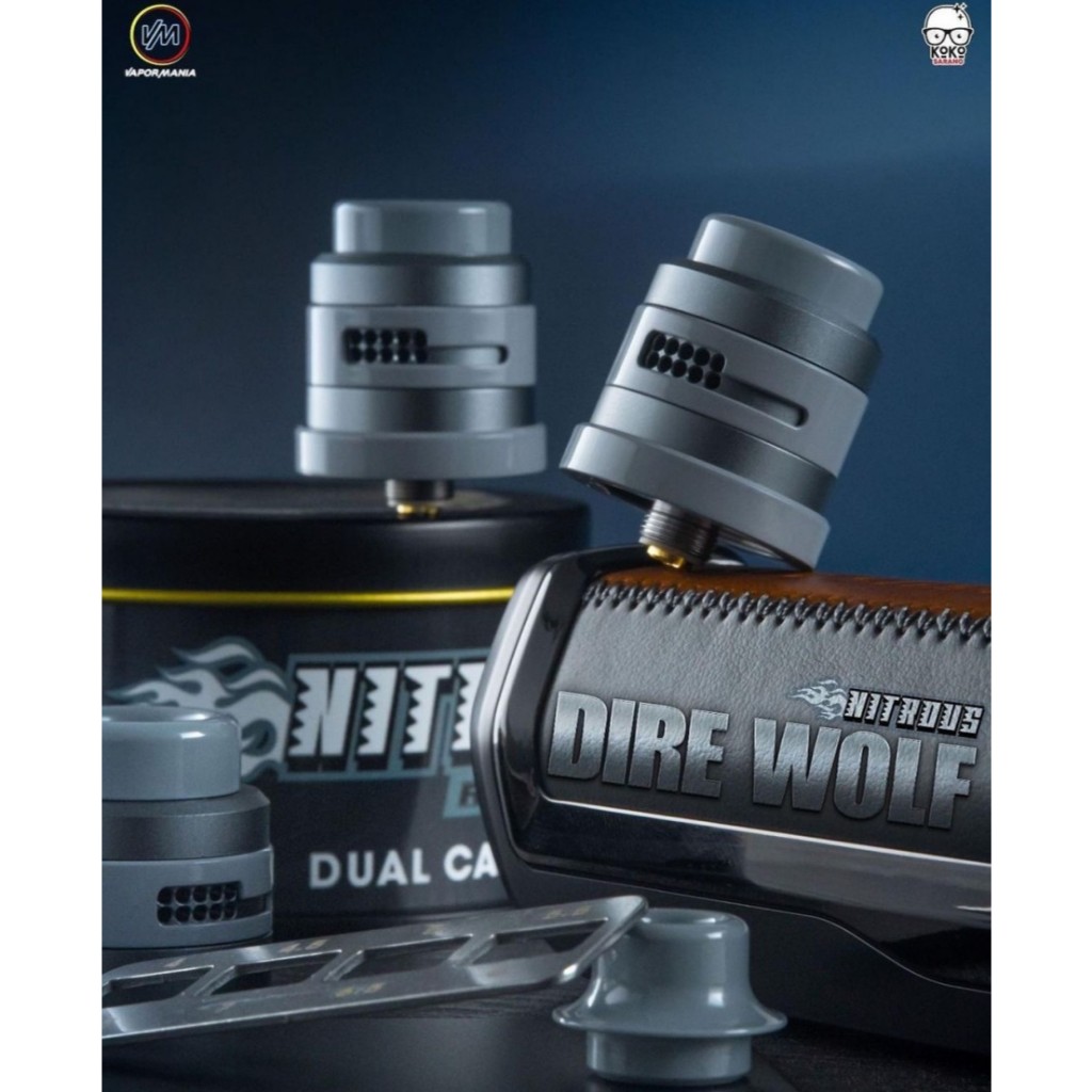 Jual NITROUS RDA 22MM CAP DUAL ONLY DIRE WOLF COLOR BY KOKO ...