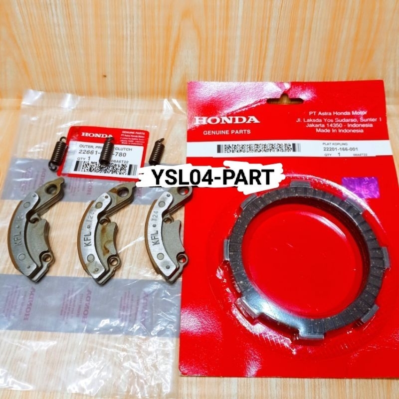 Jual KAMPAS KOPLING PLUS KAMPAS GANDA SUPRA FIT NEW LEGENDA REVO 100 ...