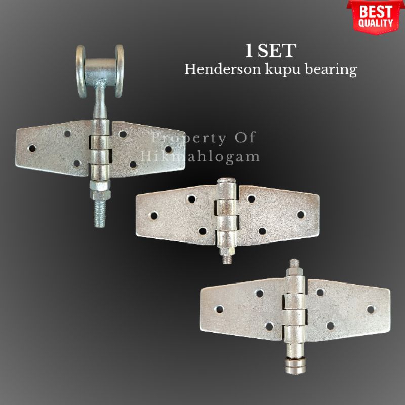 Jual ( 1 SET ) Engsel henderson kupu Polos | roda atas | engsel tengah ...