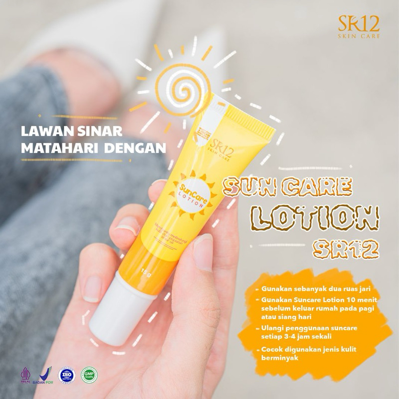Jual Sunblock SR12 - Sunscreen Lotion SR12 15 gr - Sunscreen SR12 SPF ...