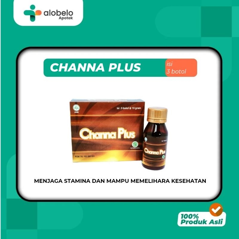 Jual CHANNA PLUS SIRUP KERING 1 BOX ISI 3 BOTOL | Shopee Indonesia