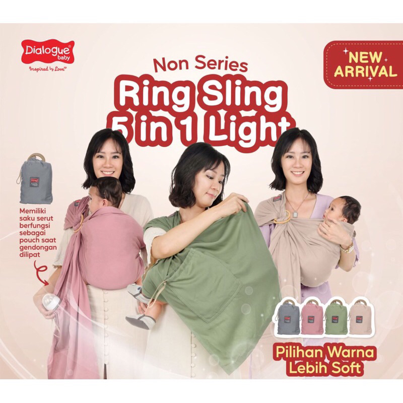 Jual Dialogue Baby DGG4036 Gendongan Anak Bayi Newborn Baru Lahir Ring ...