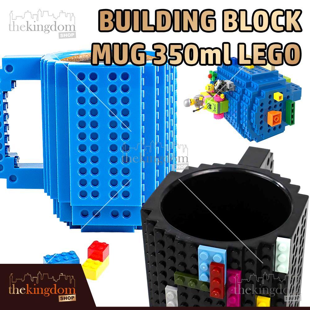 Jual Building Block Mug 350ml Cup Lego Toy Gelas Build On Brick Kopi ...