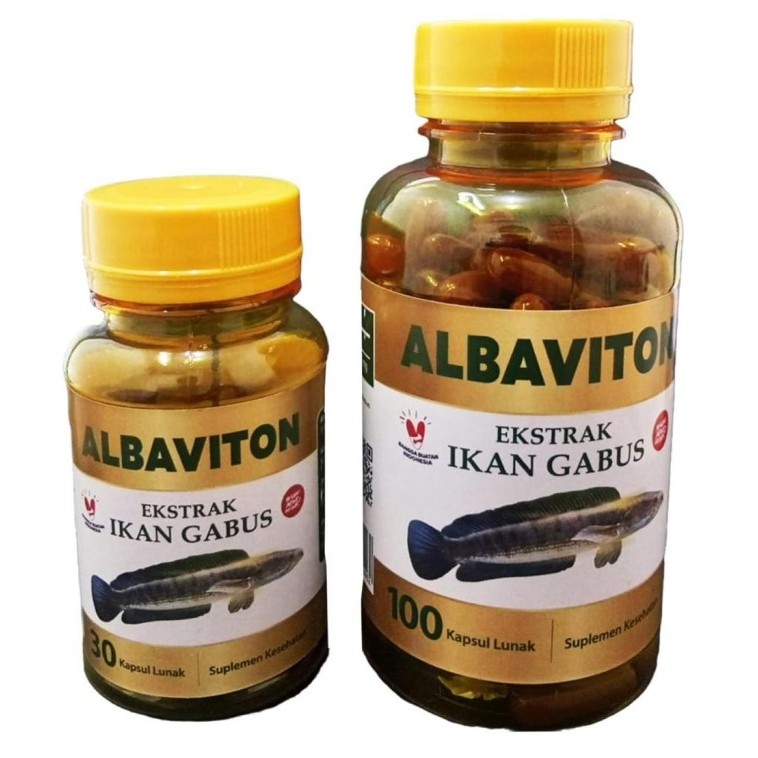 Jual ULTI PRIDE ALBAVITON EKSTRAK IKAN GABUS ISI 30 DAN 100 KAPSUL ...