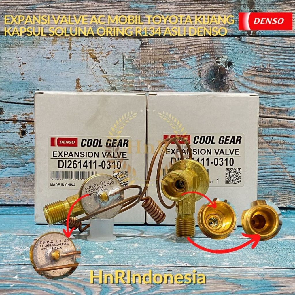 Jual Expansi AC Mobil Toyota Kijang Kapsul Soluna Oring R134 ASLI DENSO ...