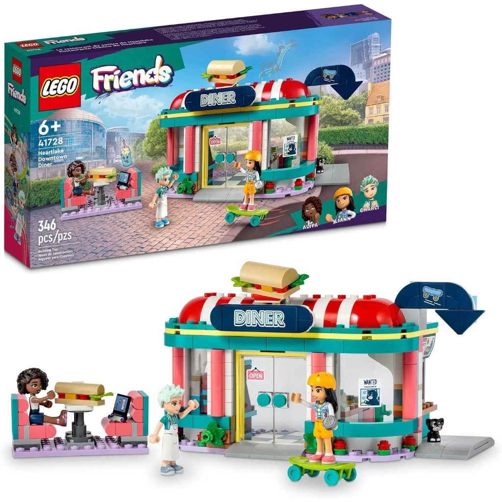 Jual Lego Friends 41728 Heartlake Downtown Diner Bricks Balok Mainan ...