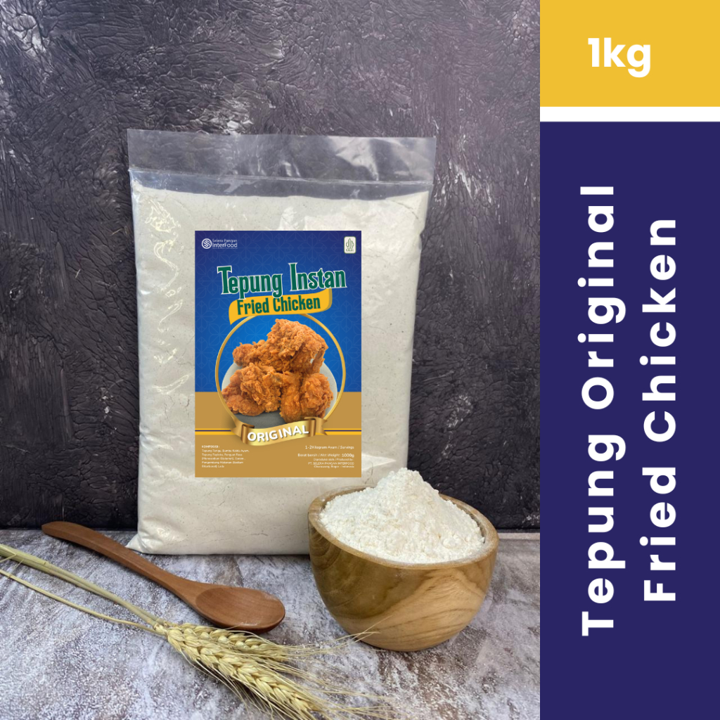 Jual Tepung Fried Chicken Crispy Original 1kg | Shopee Indonesia