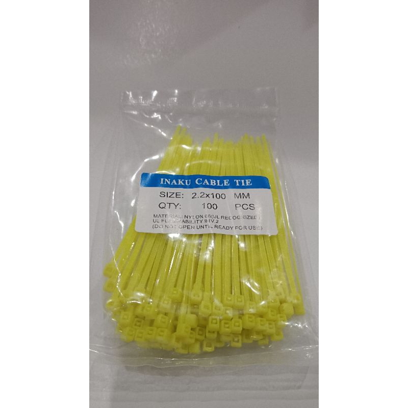 Jual Kabel Ties plastik kabel pengikat cable tie 2.2x10 cm isi 100 pcs ...