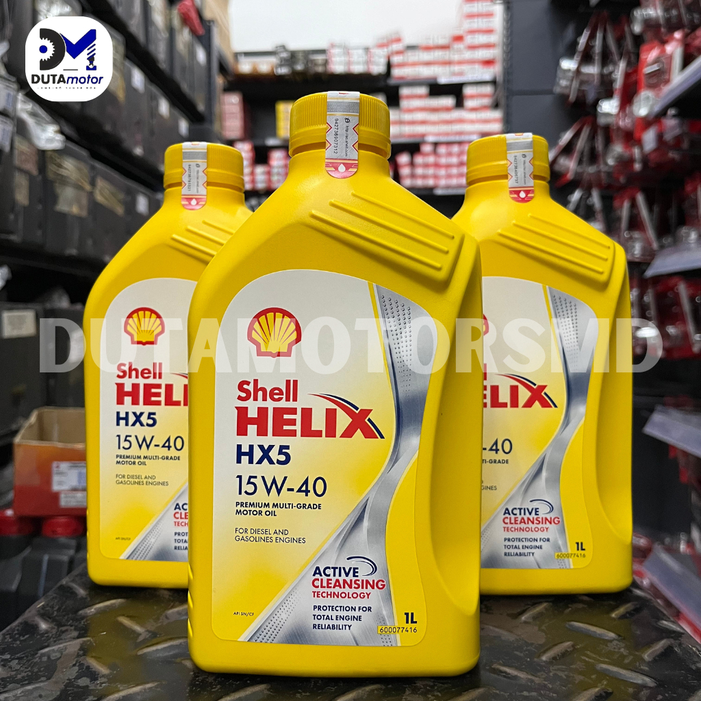 Jual OLI SHELL HELIX HX5 15W-40 1LT | Shopee Indonesia