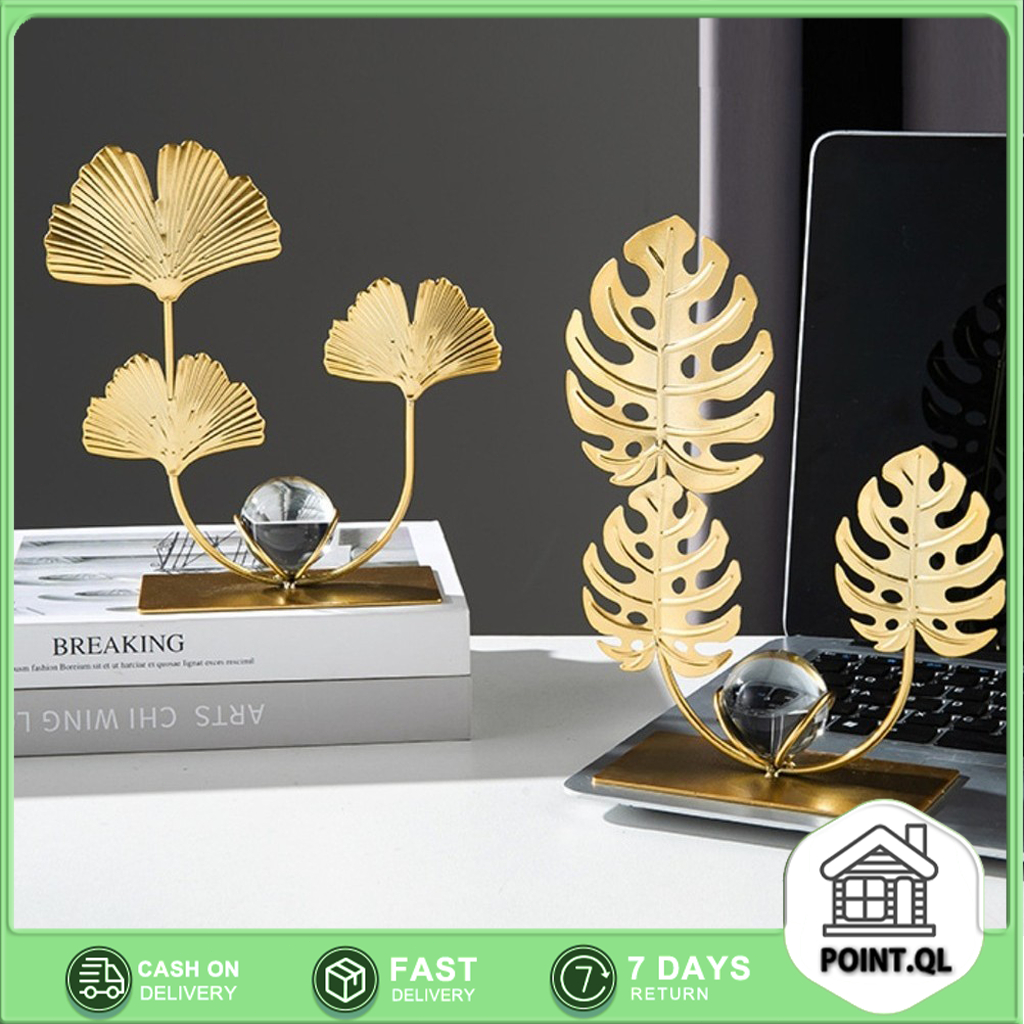 Jual Ornamen bola kristal ginkgo biloba ruang tamu kantor perabot besi ...
