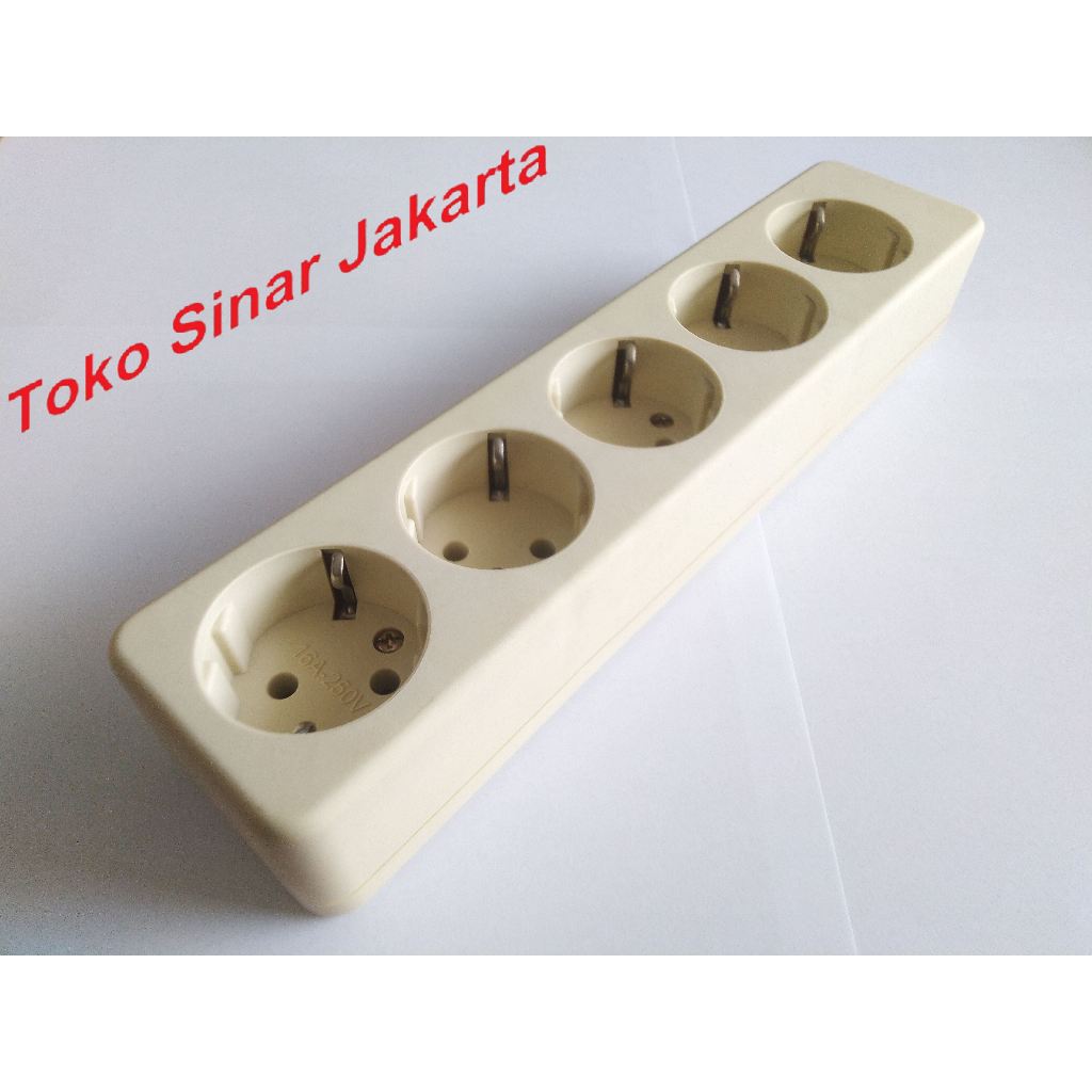 Jual Stopkontak Stop Kontak Colokan Colok Terminal Kotak Listrik 5 ...
