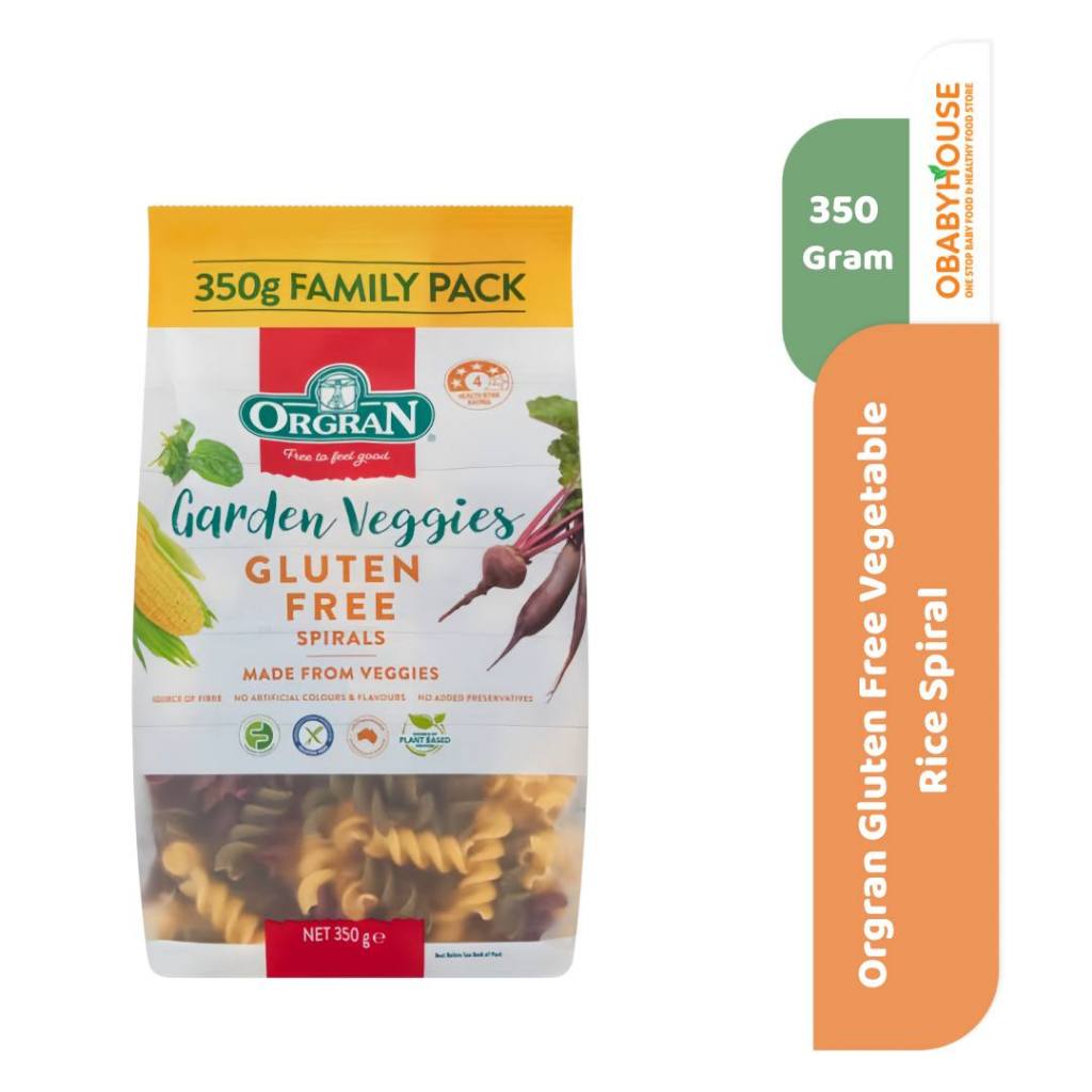 Jual Orgran Gluten Free Vegetable Rice Spiral 350 gr | Shopee Indonesia