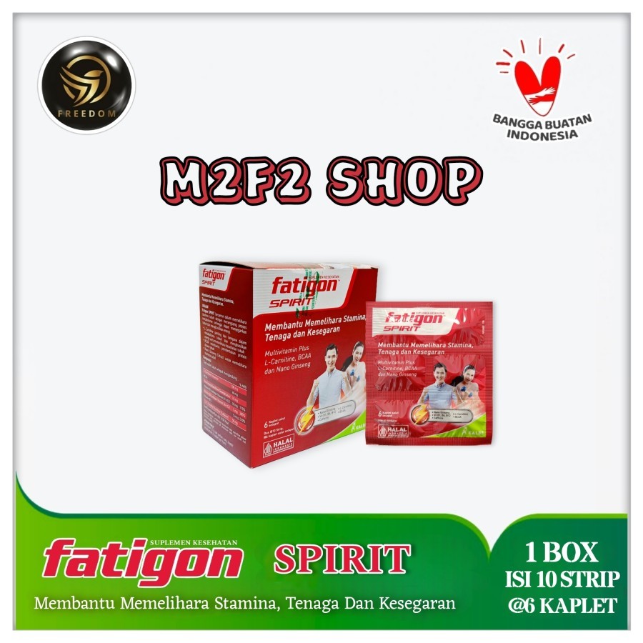 Jual Fatigon Spirit Multivitamin Plus Suplement Kesehatan | Strip - 6 ...