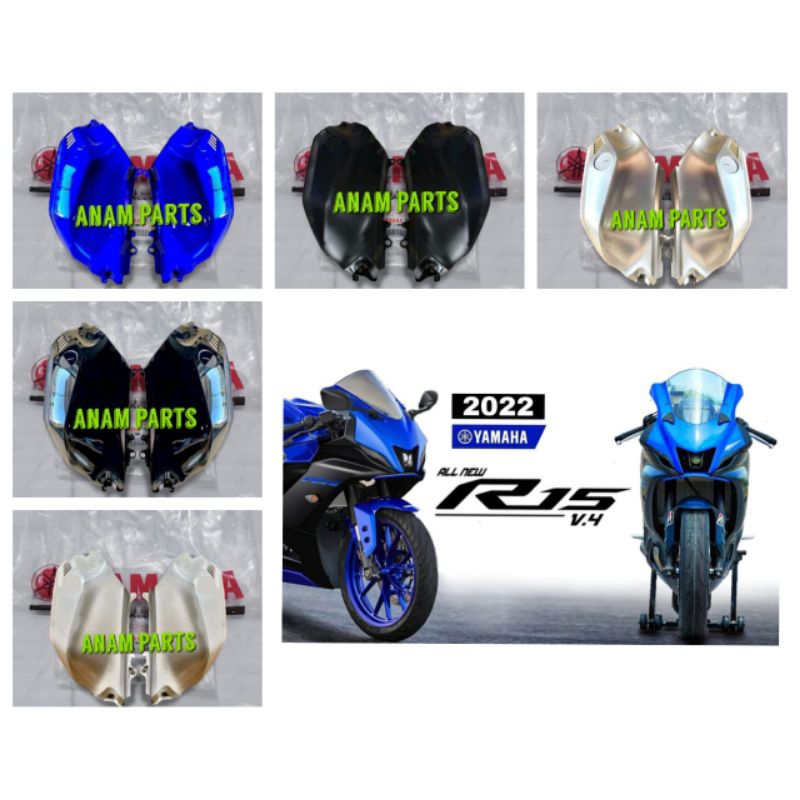 Jual COVER TANGKI TENGKI KANAN KIRI YAMAHA R15 M R15 V4 M TAHUN 2022 ...
