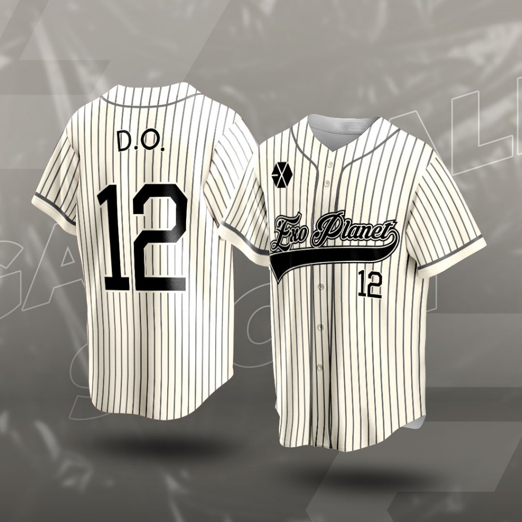 Jual GAMEPLANE - Kaos Dewasa Baju Jersey Baseball Fanmade Exo-L Kpop ...