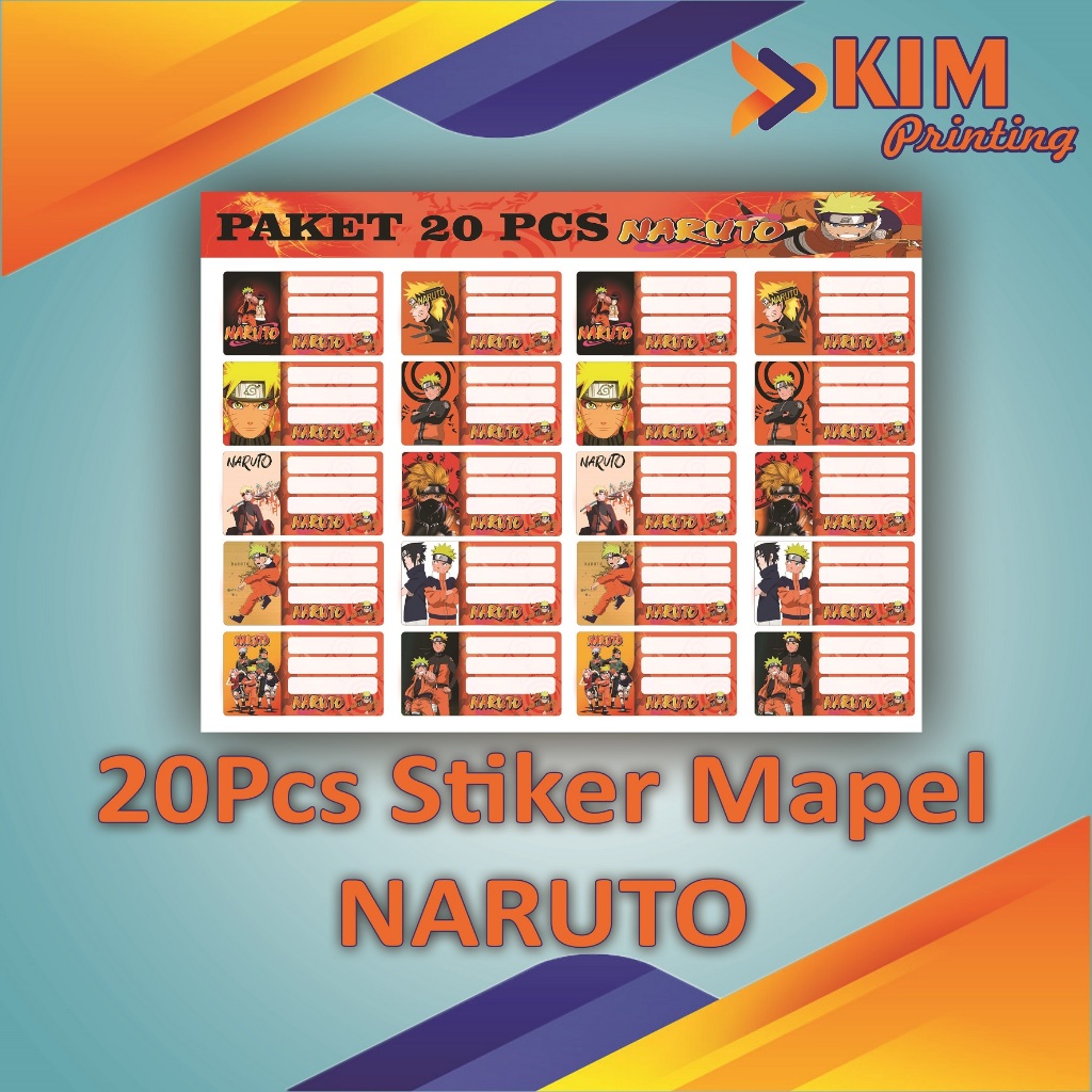 Jual (20PCS) STIKER LABEL BUKU PELAJARAN / STIKER LABEL NAMA BUKU ...